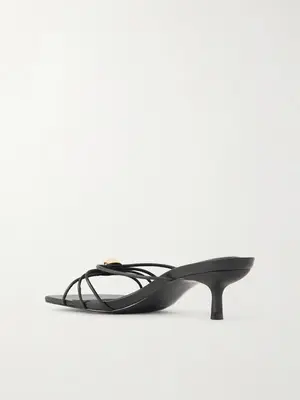Simkhai Amaya Embellished High-heeled Sandals - Black
