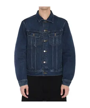 Celine Trucker Jacket In Cotton Denim