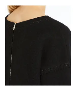 Max Mara Zip Detailed Crewneck Jumper