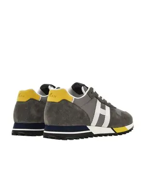 Hogan Panelled Lace-up Sneakers