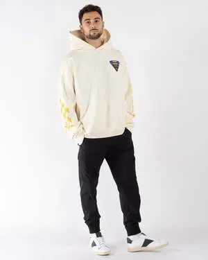 Rhude Printed Hoodie With Racing Graphics