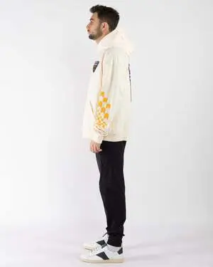 Rhude Printed Hoodie With Racing Graphics