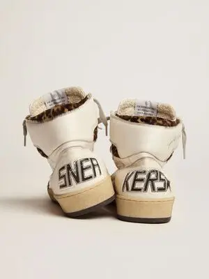 GOLDEN GOOSE Sky Star High-top Sneakers - Nude
