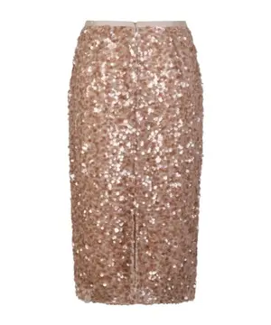Max Mara Embellished Sequin Skirt