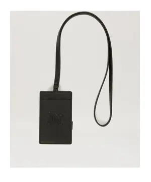 Palm Angels Logo-debossed Leather Cardholder