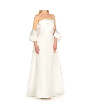 Solace Strapless Maxi Dress With Included Shrug