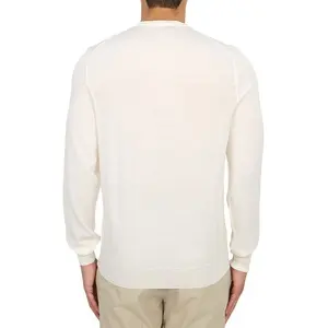 DRUMOHR Round Neck Long-sleeved Sweater - White