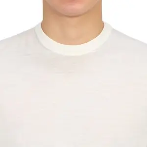 DRUMOHR Round Neck Long-sleeved Sweater - White