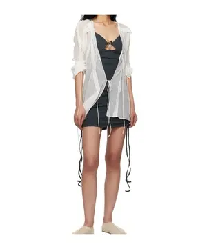 Christopher Esber Ruched Sweetheart Neckline Minidress