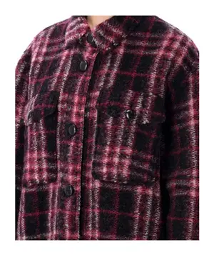 Isabel Marant Étoile Harvely Plaid Shirt Jacket