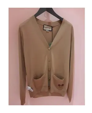 Gucci Gg Intarsia Knit Cardigan