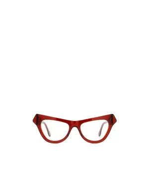 Marni Logo Cat Eye Eyeglasses - Red
