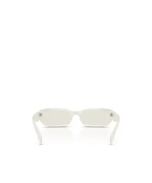 Prada Rectangular Frame Sunglasses - White