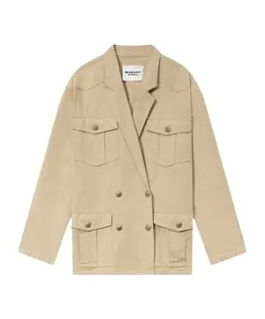 Isabel Marant Étoile Nevala Double Breasted Jacket - Beige