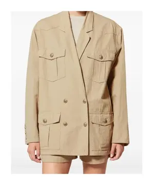 Isabel Marant Étoile Nevala Double Breasted Jacket - Beige
