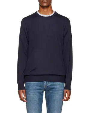 Brunello Cucinelli Crewneck Knitted Jumper - Black