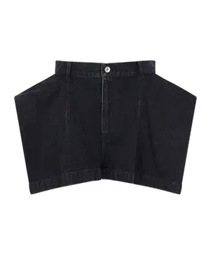 Sacai Mid-rise Denim Shorts