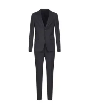 Prada Single-breasted Wool And Mohair Suit - Black