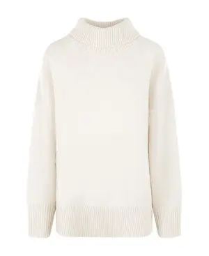 Chloé Roll Neck Knitted Jumper - White
