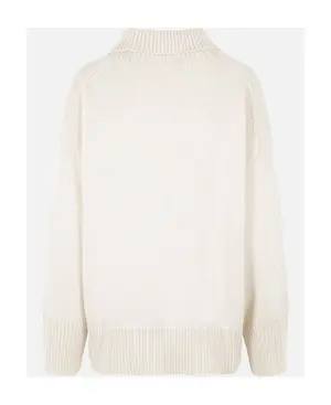 Chloé Roll Neck Knitted Jumper - White