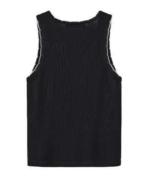 Marissa Chiara Sleeveless Knitted Vest With Heart Detail