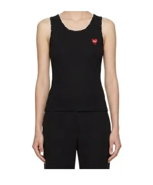 Marissa Chiara Sleeveless Knitted Vest With Heart Detail