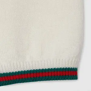 Gucci Baby Wool Pants With Web Trim