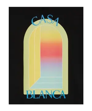 Casablanca Larche Graphic T-shirt - Black