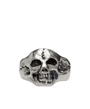 Our Legacy Sculpted Skull Ring