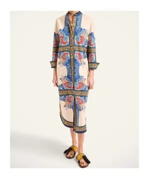 La DoubleJ Sundowner Tunic Dress - Nude