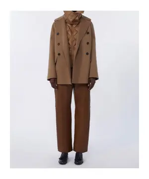 Max Mara Tregic Zip-up Drawstring Gilet - Caramel Color