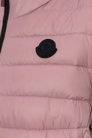 Moncler Logo Patch Zip-up Padded Vest