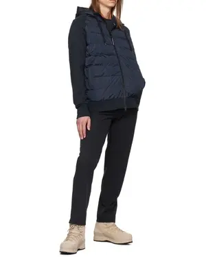 Canada Goose Hybridge Huron Zipper Down Jacket - Navy Blue