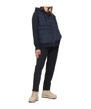 Canada Goose Hybridge Huron Zipper Down Jacket - Navy Blue