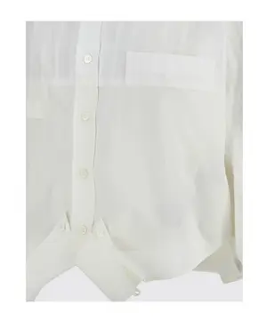 MAISON MARGIELA Mirrored Poplin Shirt - White And Beige