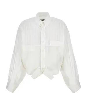 Maison Margiela Contrast Stitching Tops For Women