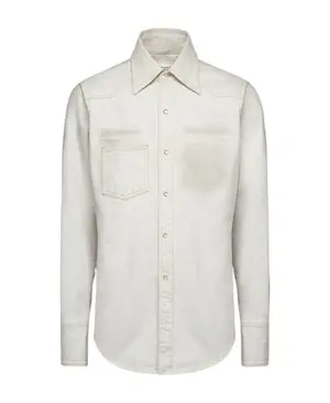 MAISON MARGIELA Long-sleeved Denim Shirt