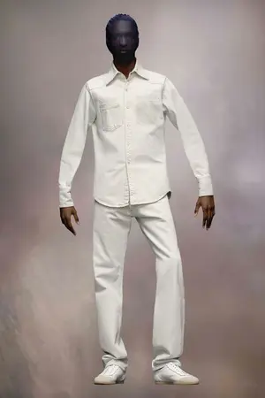 MAISON MARGIELA Long-sleeved Denim Shirt
