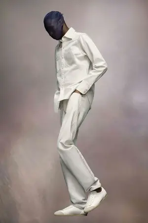 MAISON MARGIELA Long-sleeved Denim Shirt