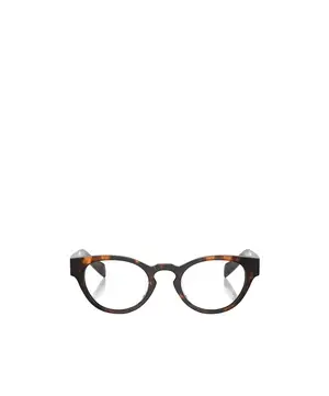 Prada Eyeglasses Oval Frame - Black
