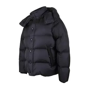 Burberry Convertible Padded Jacket - Navy Blue