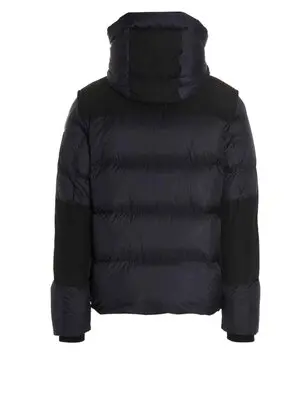 Burberry Convertible Padded Jacket - Navy Blue