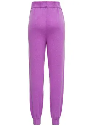 MSGM Knitted Track Pants With Elastic Waistband