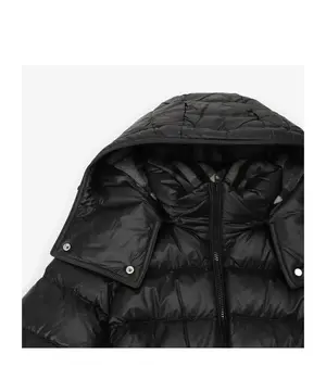 Burberry Down Puffer Coat With Detachable Hood