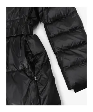Burberry Down Puffer Coat With Detachable Hood