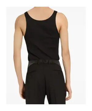 Dolce & Gabbana Dolce Gabbana Logo Embroidered Tank Top