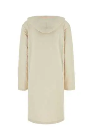Prada Triangle-logo Drawstring Hoodie Dress