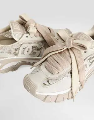 Dolce & Gabbana Dg Country Road Lace-up Sneakers - Nude