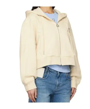 WOOYOUNGMI Zip-up Hoodie With Embroidered Patch