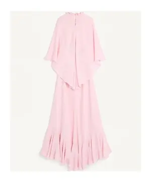 Valentino Garavani Embellished Bow Cape Dress